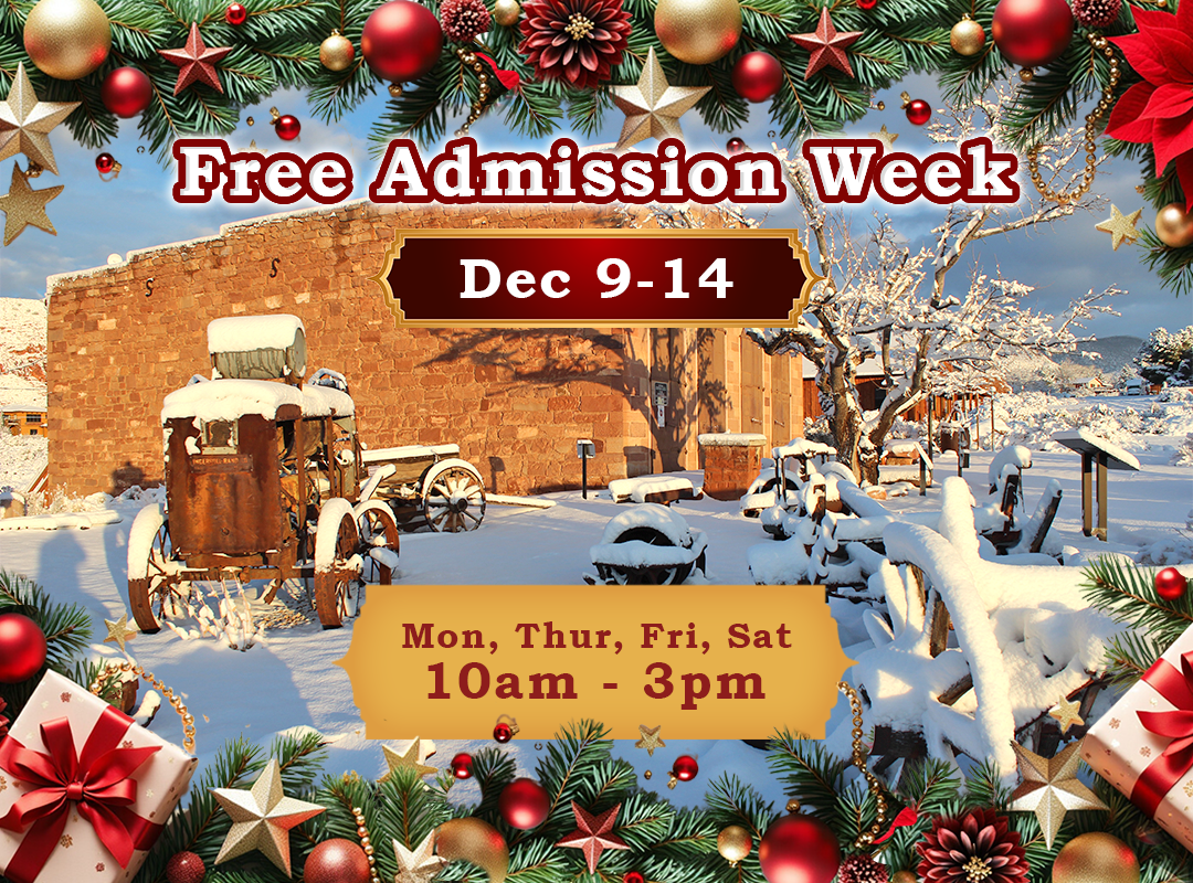 FREE ADMISSION WEEK - Silver Reef Museum